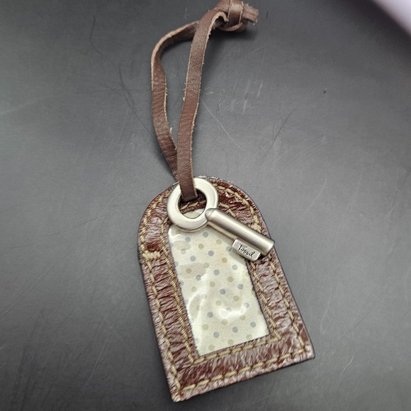 Fossil | Accessories | Fossil Silver Key Leather Fob Replacement Hang ...